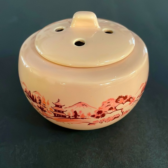 Accents | Light Pink Potpourri Jar With Japanese Design | Poshmark